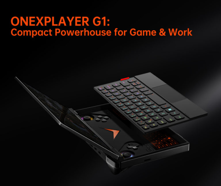 また新しいスタイル登場。 ONE-NETBOOK 「ONEXPLAYER G1」は、2層式キーボードの8.8インチゲーミングUMPC | がじぇっとりっぷ