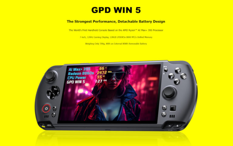 ゲーミング特化。 「GPD WIN 5」はRyzen AI Max+ 395‌搭載でバッテリー外出しの7インチゲーミングUMPC | がじぇっとりっぷ